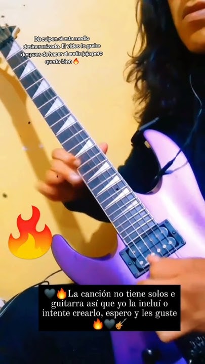 Solo de guitarra creado para la canción GANAS DE VERTE -AIRBAG- espero y les guste mucho🔥🔥🎸🤘🤘# ...
