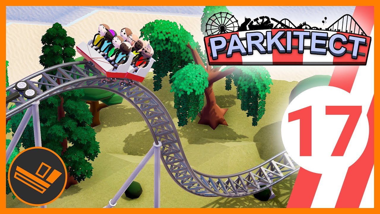 New Park and Vertical Drop Coaster! - Parkitect (Part 17) - YouTube