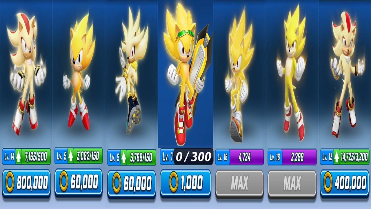Sonic Forces Mobile - All Super Runner Battle - Extreme Gear Super ...