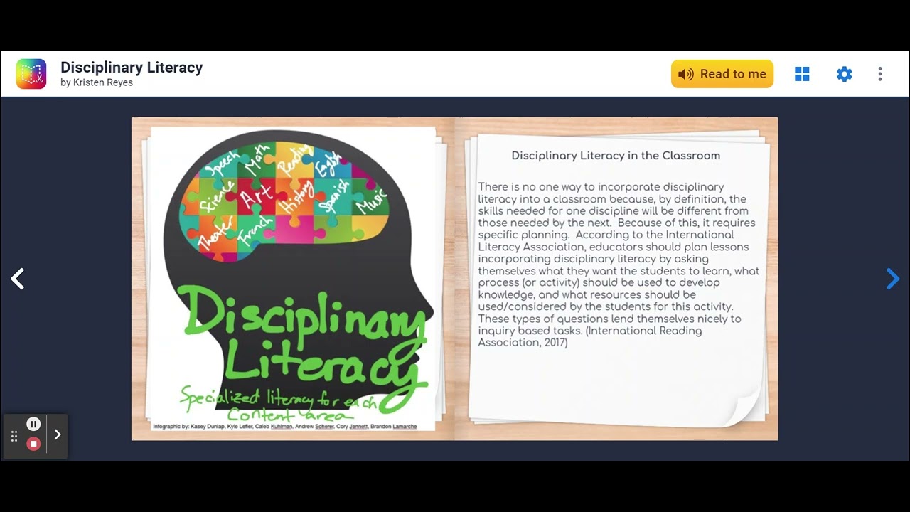 Book Creator | Disciplinary Literacy - YouTube