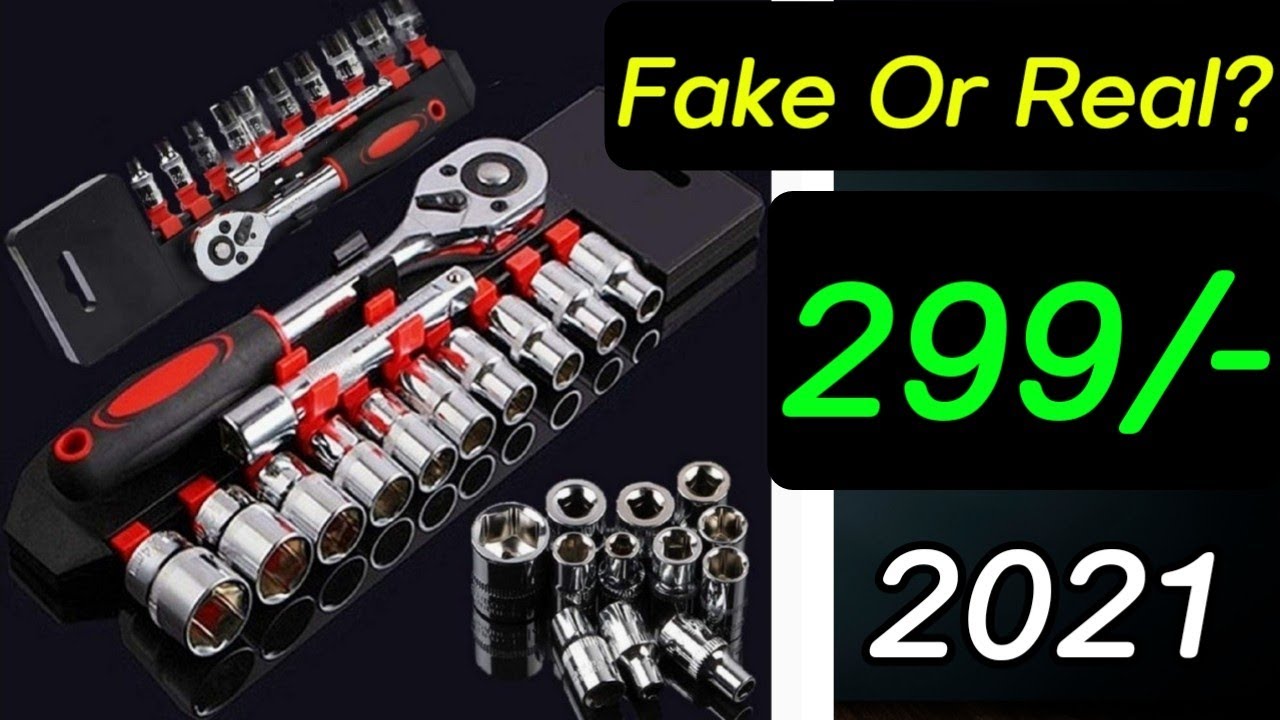 Fake or Real?😵😵 aiwa 40pcs combination socket wrench set - YouTube