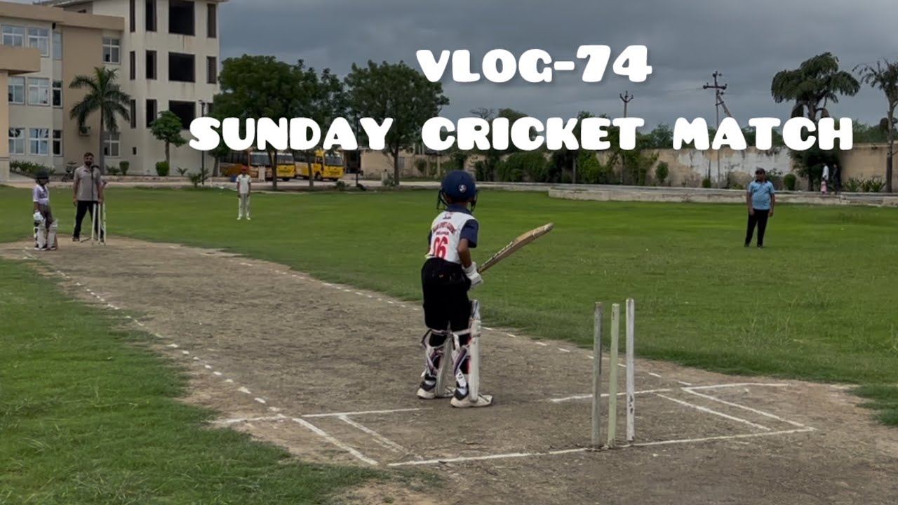 vlog-73 sunday cricket match - YouTube