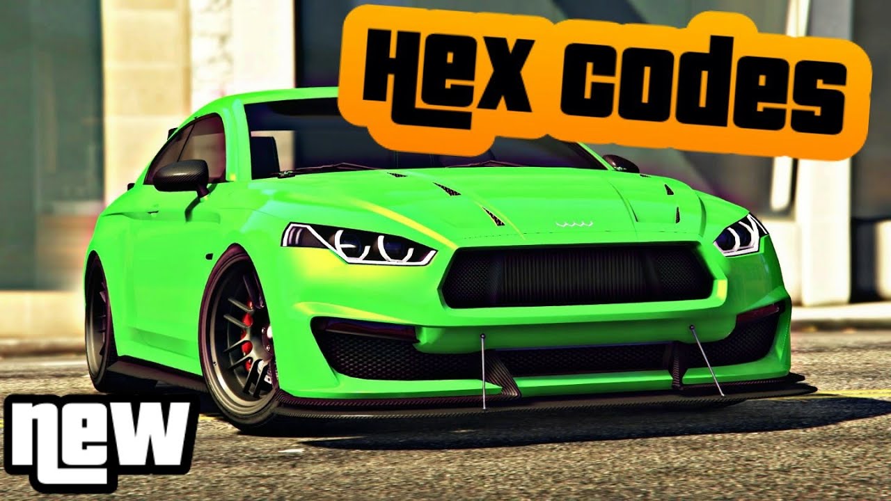 List of Hex Codes | GTA 5 Online Crew Colour Hex Code How To ...