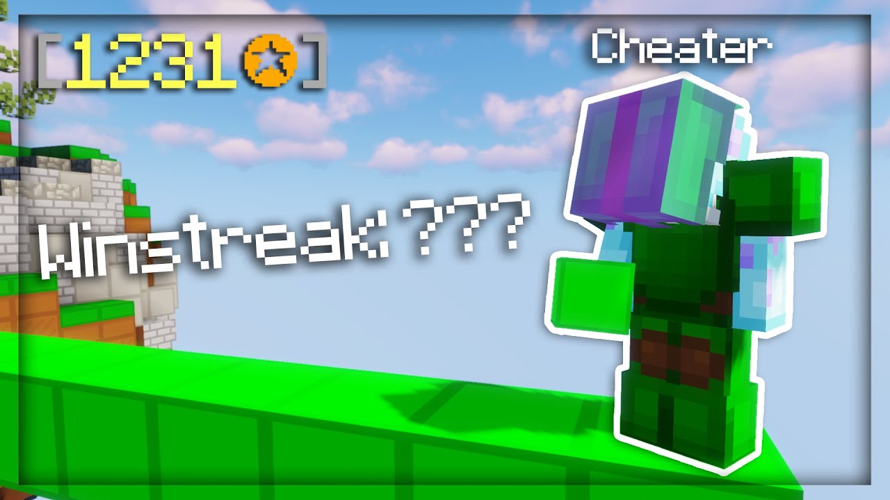 Facing Closet Cheater On Winstreak! | Hypixel Bedwars - YouTube