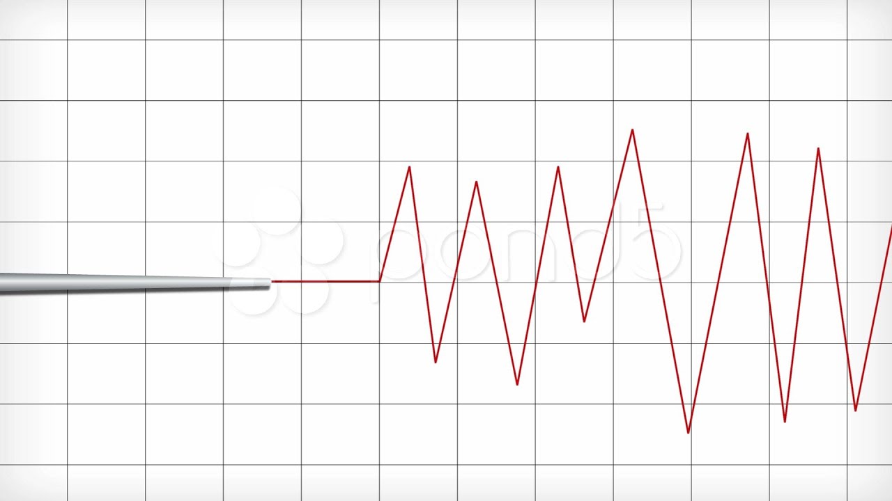 Seismograph Or Polygraph Hd1080 Loopable. Stock Footage - YouTube