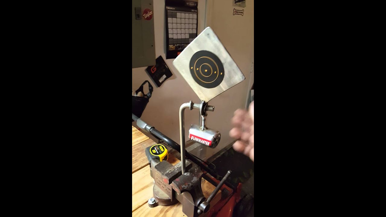 Homemade air rifle target - YouTube