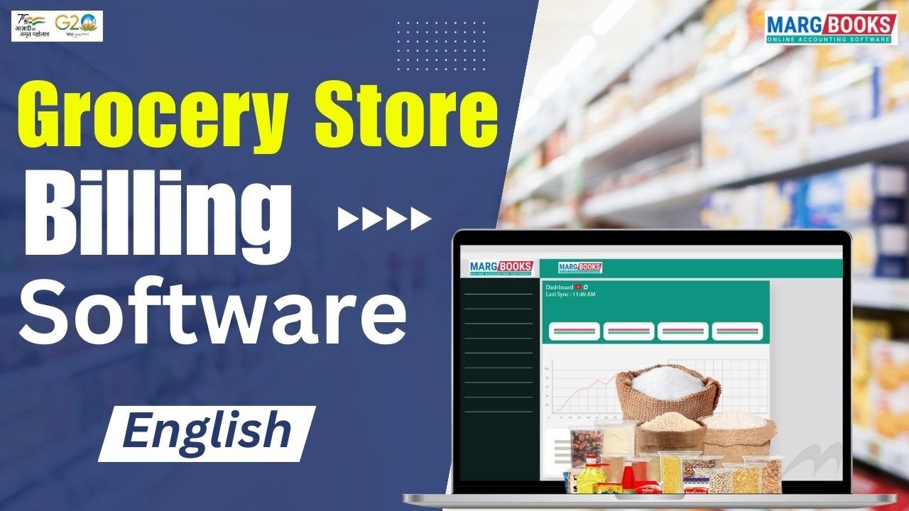 Grocery Store Billing Software | Marg Books | Call 7676767648 - YouTube