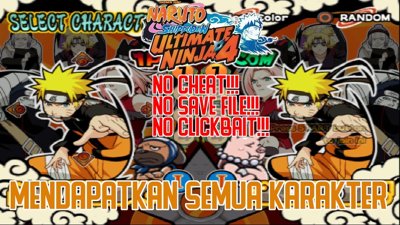 Cara Mendapatkan Semua Karakter - Naruto Shippuden Ultimate Ninja 4 ...