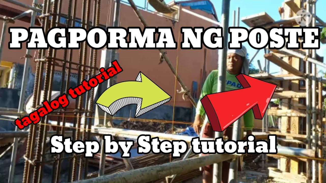 PAANO MAGPORMA NG POSTE SA TAMA AT MATIBAY NA PARAAN - YouTube