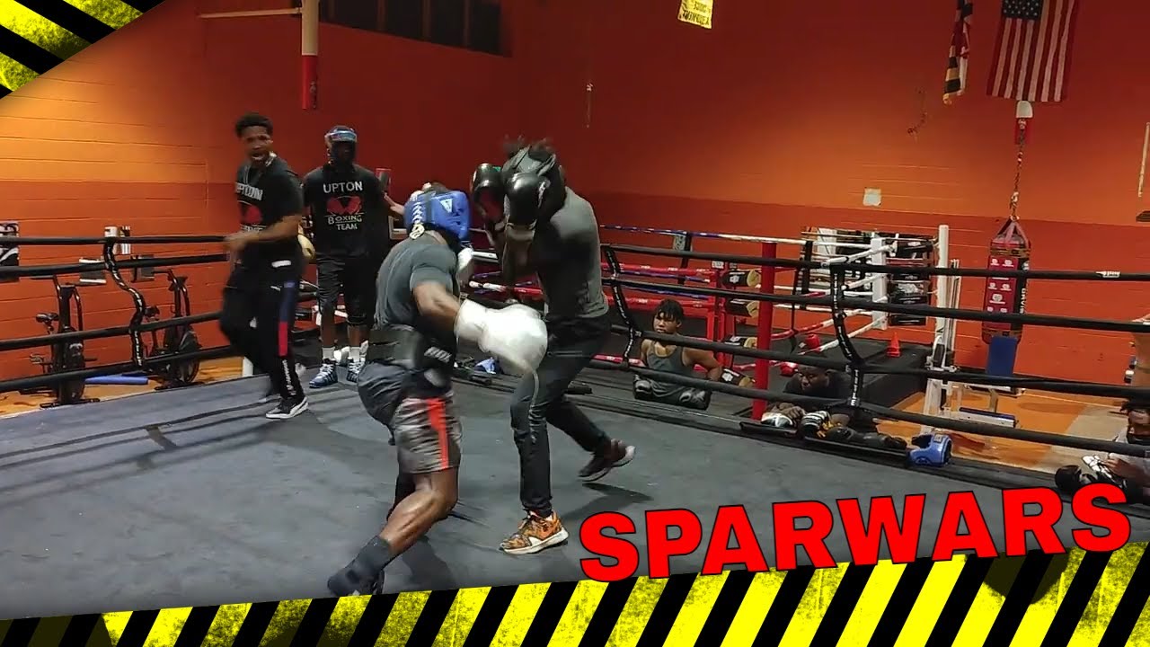 COACH CALVIN FORD'S SPAR WARS AT UPTON BOXING GYM ( Lamar Jackson ...