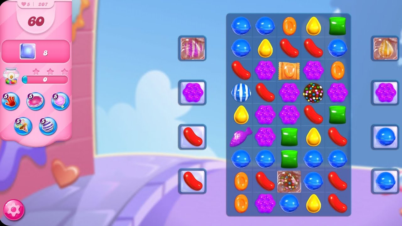 Candy crush saga level 207 - YouTube