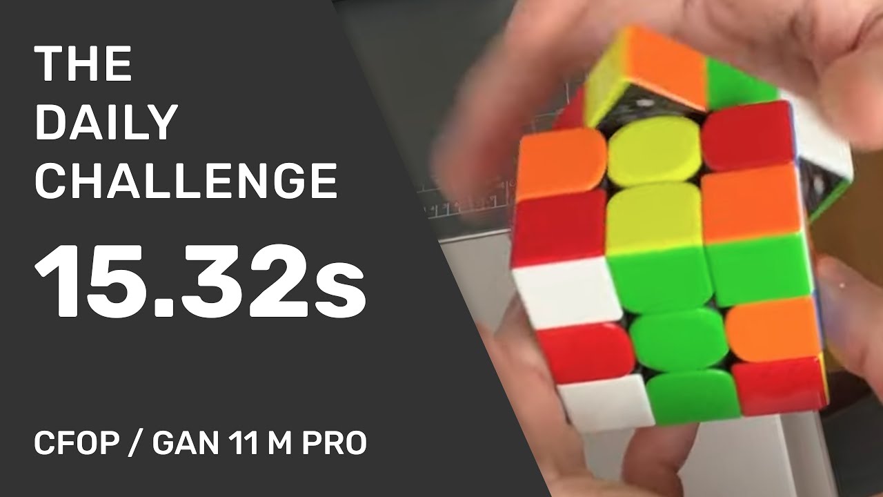 Solve Rubik's cube - Sub 20 - 15.32s - F2L CFOP OLL PLL - Includes ...