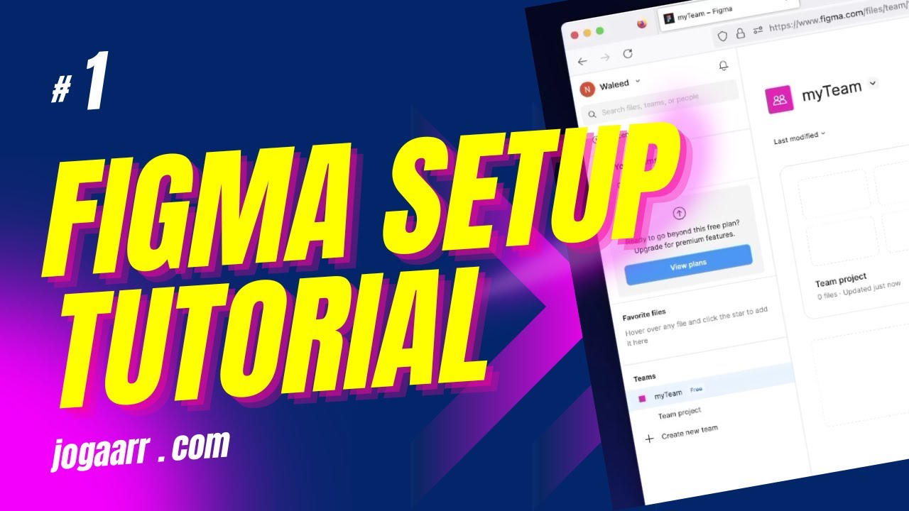 Figma setup tutorial to learn how to set up #figma effortlessly #1 ...