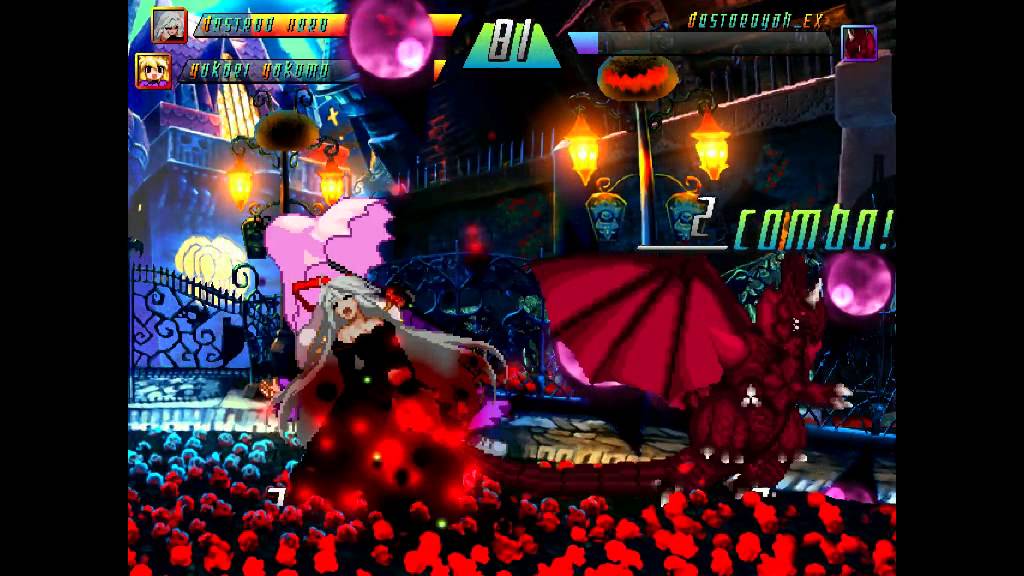 MUGEN: Destrud Nero and Yukari Yakumo vs. Destroyah - YouTube