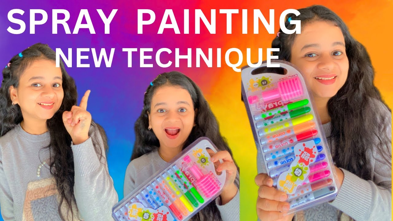 How To Use Spray Pen | Spray Painting | Unboxing Blow Pens #unboxing # ...