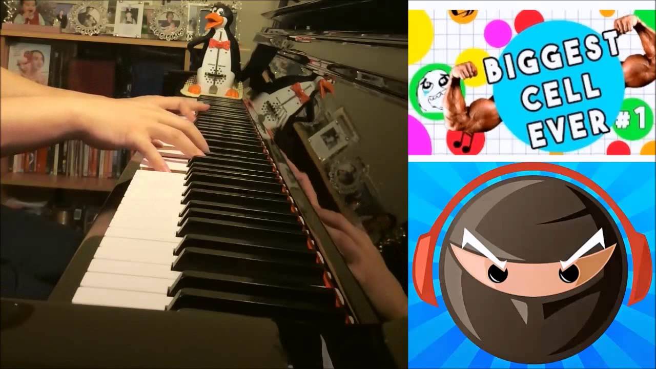 Agario Song - BIGGEST CELL EVER - TryHardNinja (Amosdoll Piano Cover ...