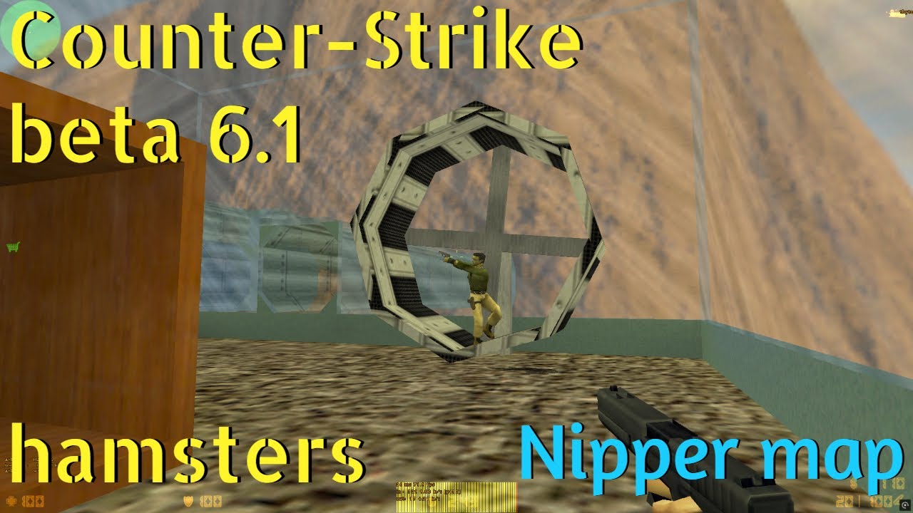 Counter-Strike beta 6.1 hamsters (Nipper map) online gameplay - April ...