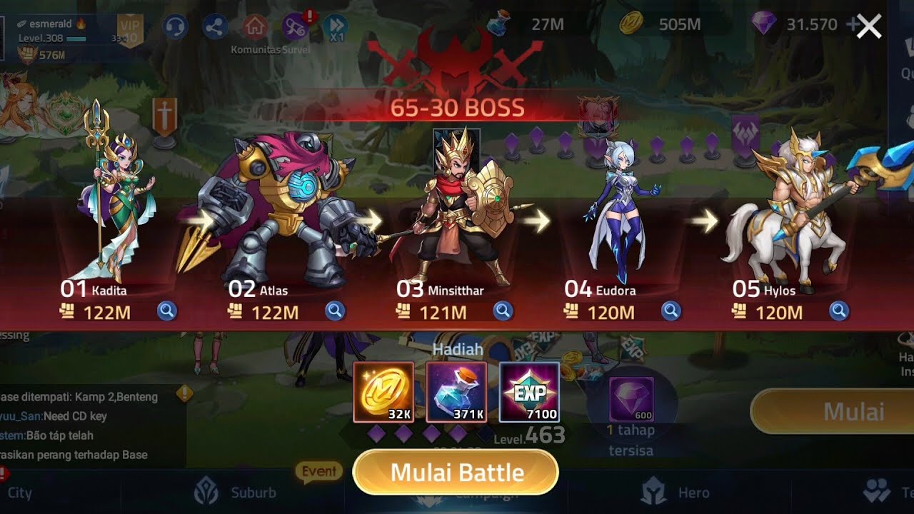 Boss Campaign 65-30 ll Mobile Legends adventure ll QodriZ1 - YouTube