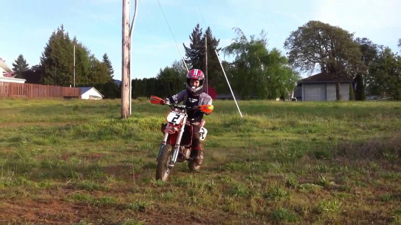 How to jump a KTM 65sx dirt bike - Part 4 the Complete Jump. - YouTube