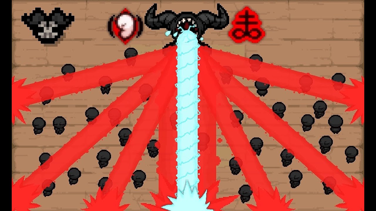 Daily run #80 - Eight Brimstone Beams + C Section! | The Binding of ...