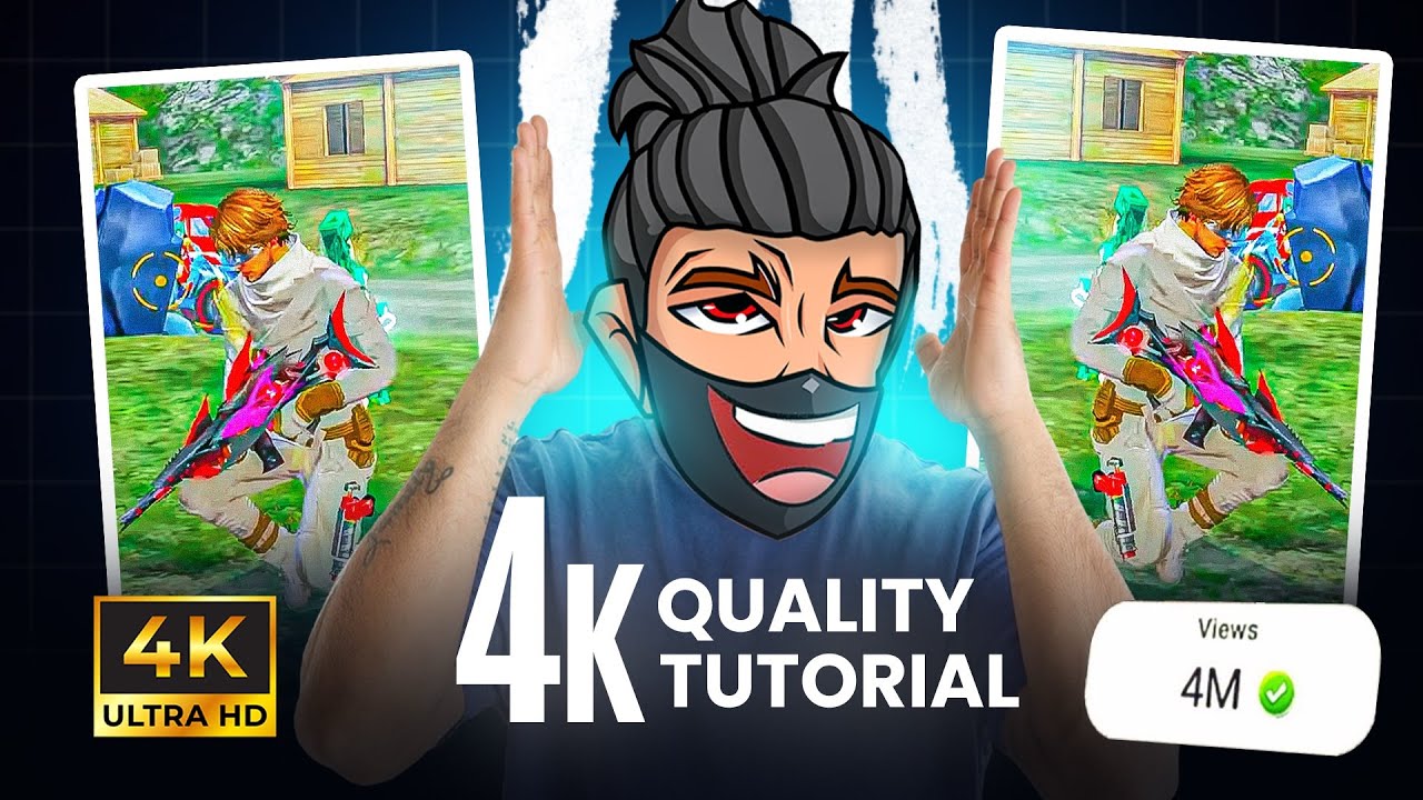 4k Quality🔥 Tutorial in Android/ios Sharpen Hd Quality #freefire #4kquality - YouTube