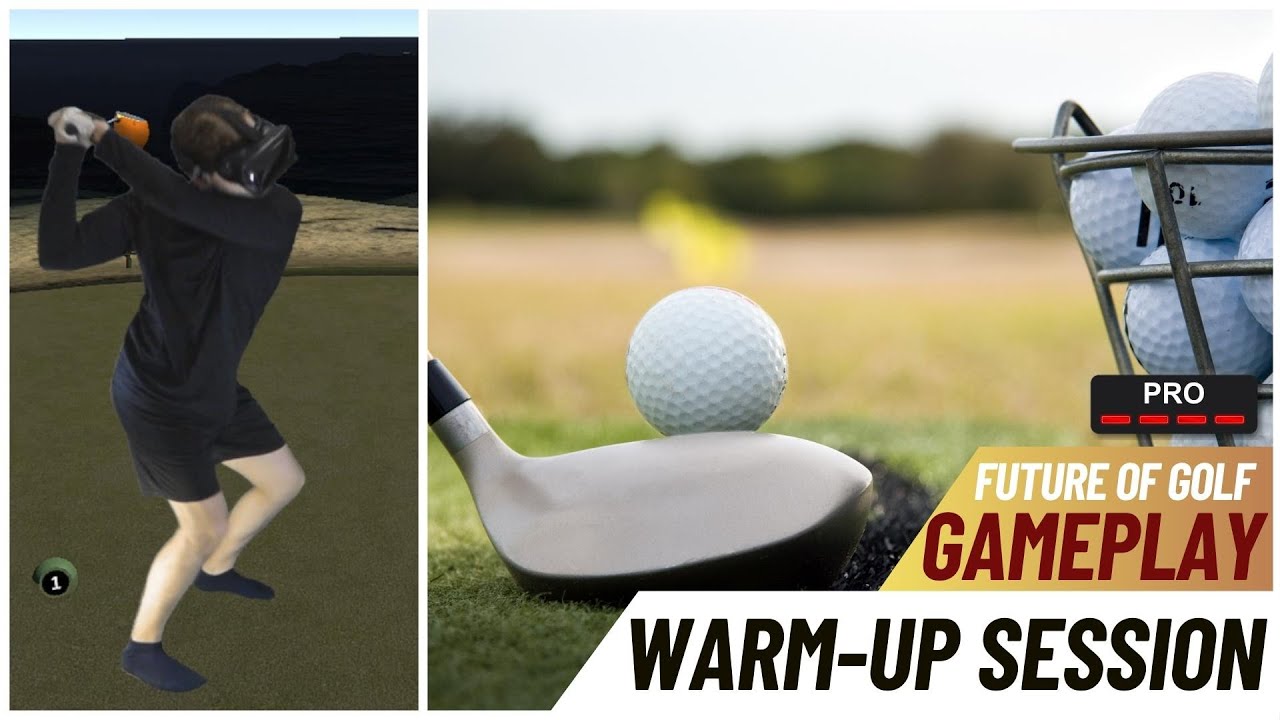 VIRTUAL DRIVING RANGE - VR GOLF WARMUP - YouTube