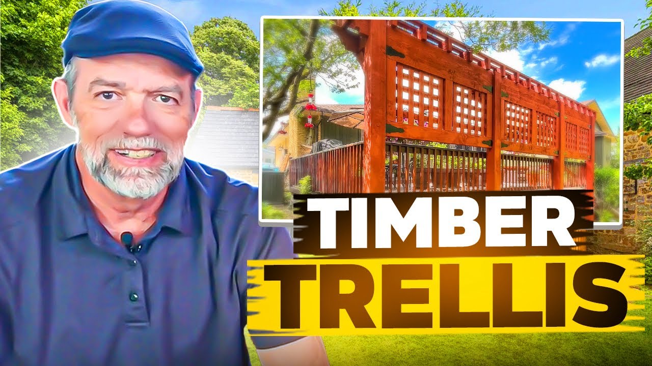 Creating a Stunning Timber Trellis for Your Garden - YouTube
