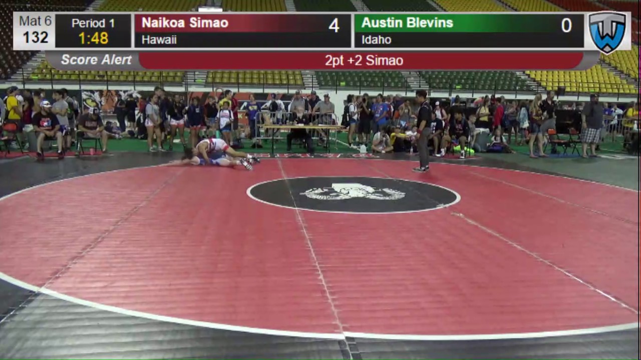89 CADET 132 Naikoa Simao Hawaii vs Austin Blevins Idaho 8419583104 ...