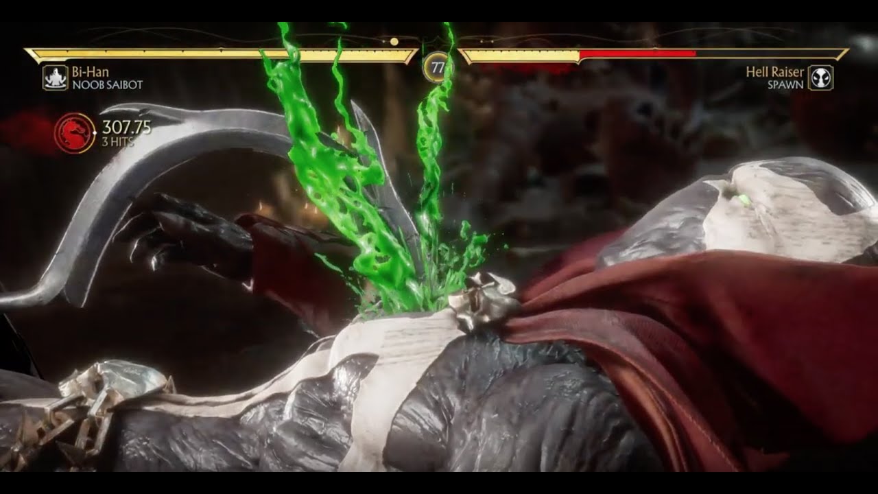 Mortal Kombat 11 Noob Saibot vs Spawn - YouTube