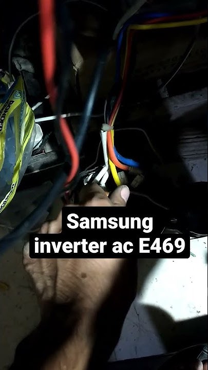 Samsung inverter Ac E469 Problem - YouTube
