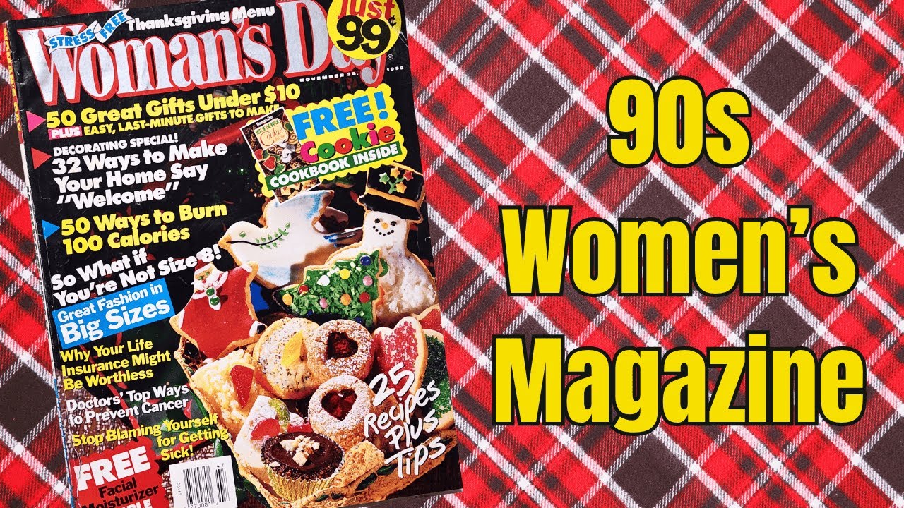 Thanksgiving & Christmas Nostalgia | Womans Day Magazine November 1992 ...