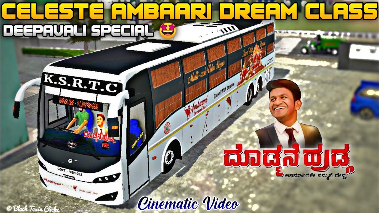 🤩 DIWALI SPECIAL AMBAARI DREAM CLASS LIVERY FOR CELESTE BUS MOD WITH ...