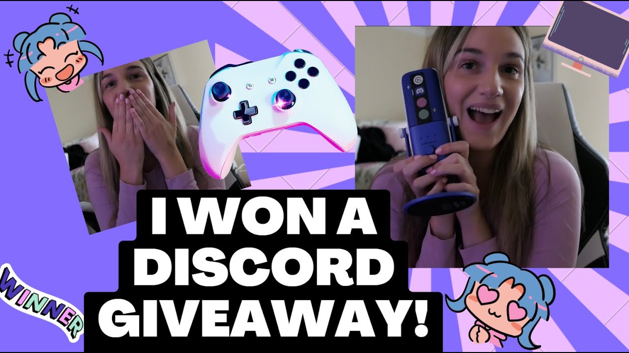 My First Vlog / Discord Giveaway Unboxing! - YouTube