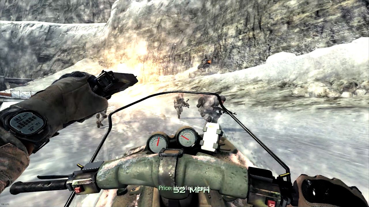 Free Bird over the MW3 Black Ice Chase scene - YouTube