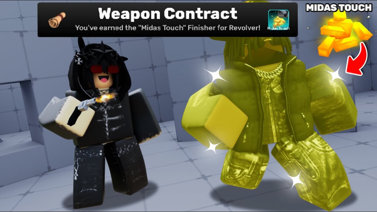 Unlocking the Legendary Midas Touch in Revolver! In Roblox Rivals - YouTube