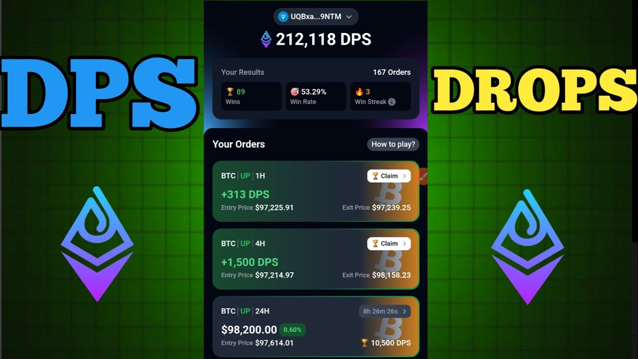Drops Bot New Update | Trade & Earn DPS Token - YouTube