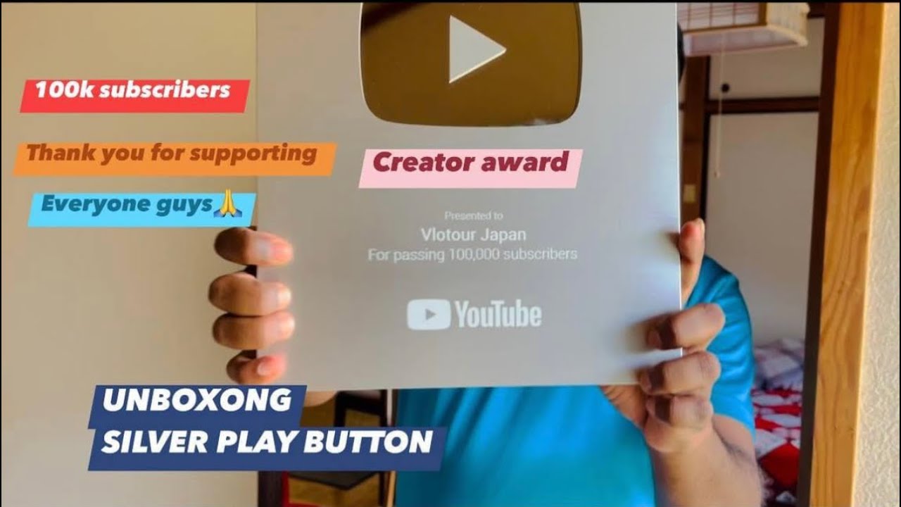 UNBOXING MY SILVER PLAY BUTTON | Thanks to youtube for silver award ...