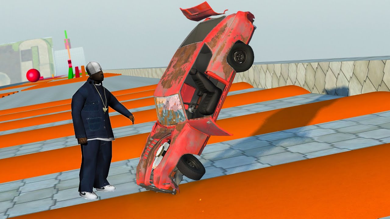 Realistic Car Drop Crash #4 Best Car Drop Ever - BeamNG Drive Crashes ...