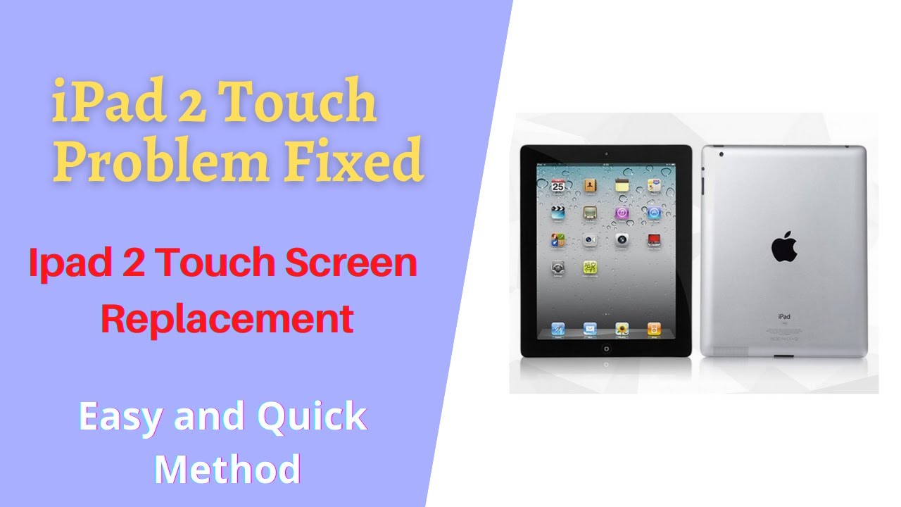 iPad 2 touch screen replacement | iPad 2 lcd replacement | How to ...
