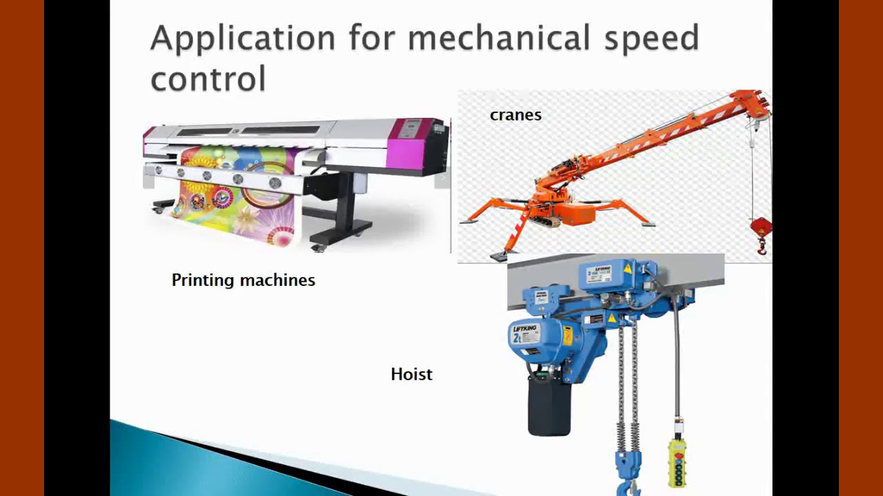 mechanical speed control for DC motor - YouTube