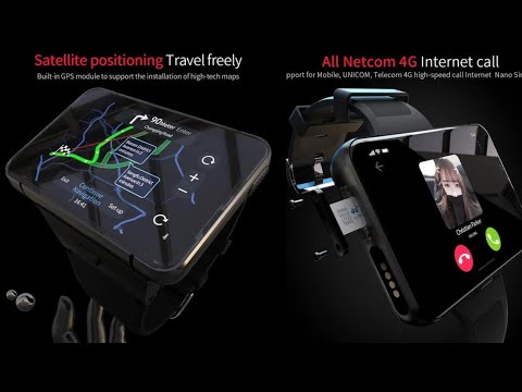 Men 4G Lte SmartWatch Detachable SIM Card 4GB 64GB 2300mAh BigScreen 2. ...