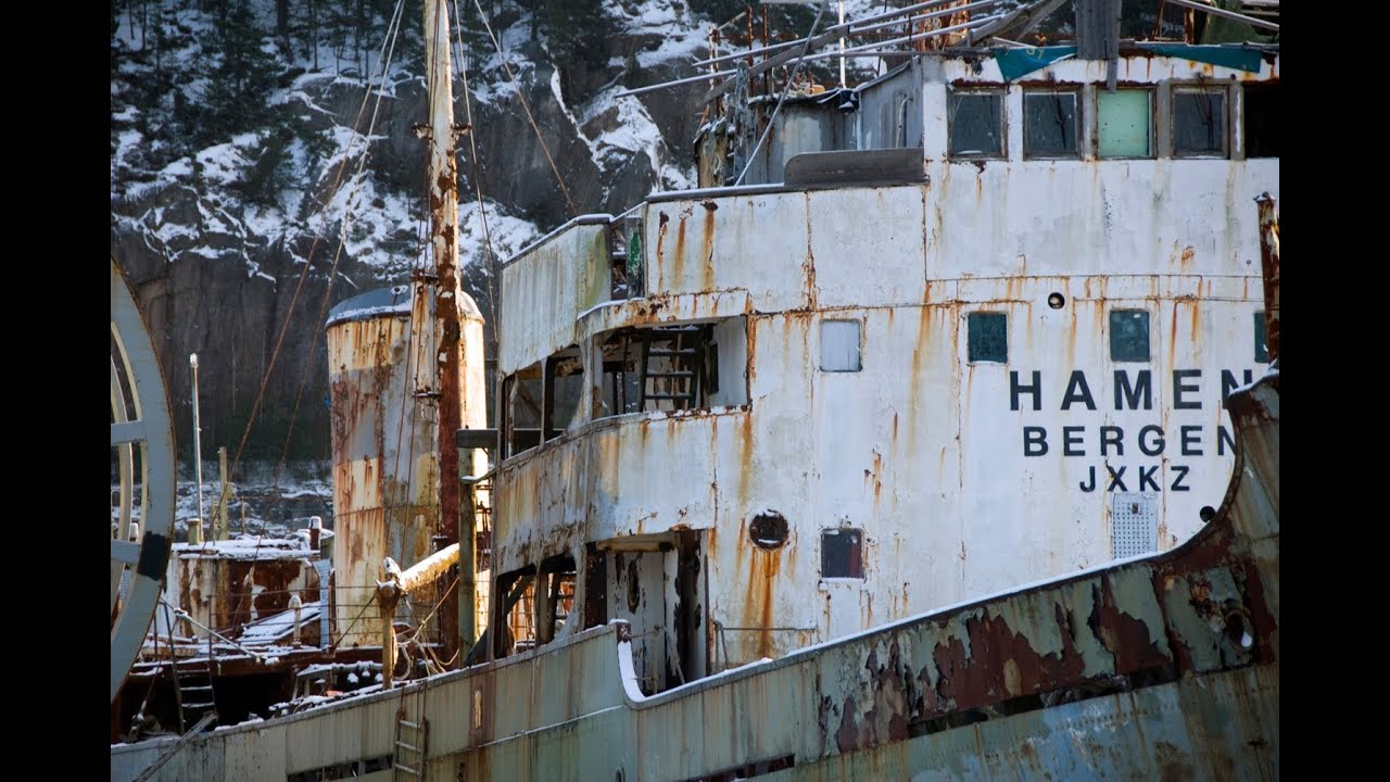 Final trip M/S Hamen ghost ship - YouTube