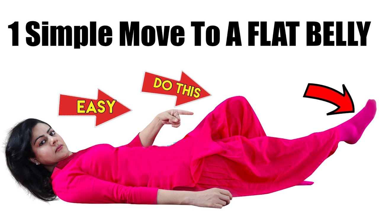 Only One Super Simple Exercise To Reduce Belly Fat | Try It Now & Thank ...