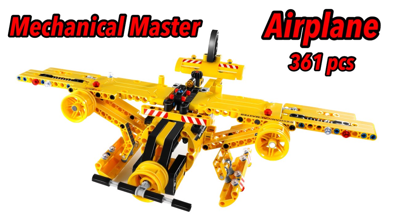 Baodlon Mechanical master Airplane 2 in 1 Model B ( 361 pcs) - YouTube
