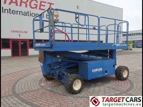 780414 UPRIGHT SL26 DIESEL 4x4 WORK LIFT SPEED-LEVEL 2000 993CM S13409 ...