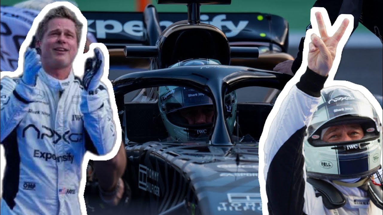 Brad Pitt Wins the Mexican GP?! Filming for His F1 Movie with Apex GP ...