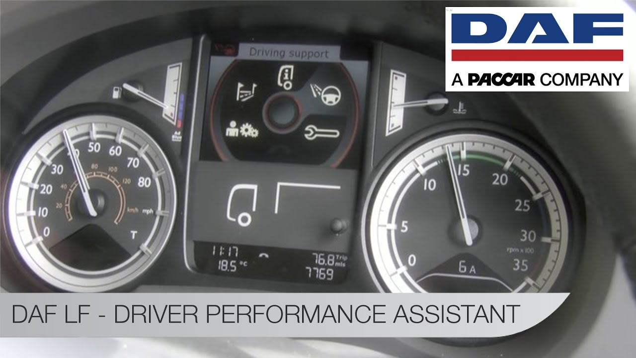 DAF Trucks UK | LF Driver Training | Driver Performance Assistant (DPA ...