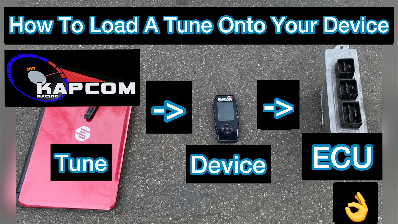 How to load a tune onto your tuning device *SCT X4 Bama X4* - YouTube