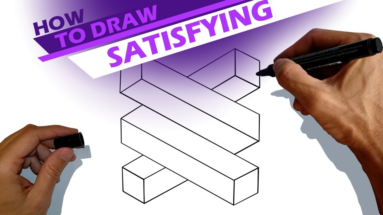 Drawing Satisfying, Relaxing - How to draw - YouTube
