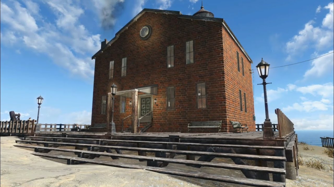 Fallout 4-Settlement Build - Kingsport Lighthouse - YouTube
